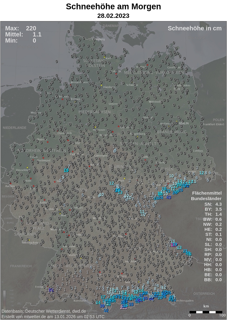Wetter- und Klimakarten